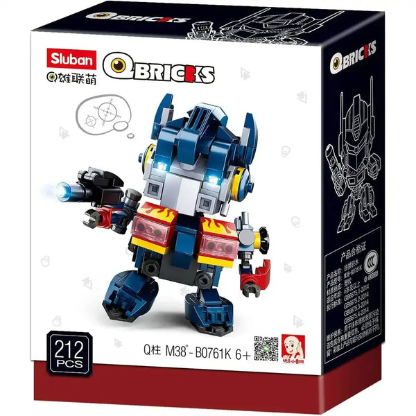 Sluban Qbricks Optimus Prime Character Blocks Set - 212 Pcs – Ourkids
