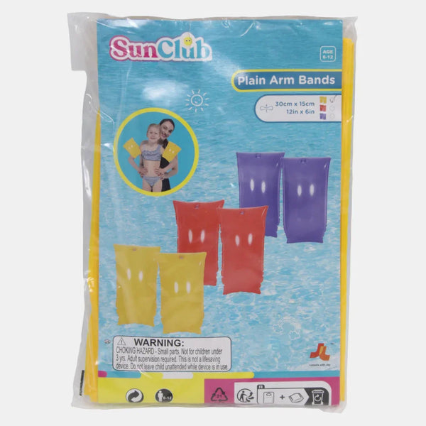Sun Club Plain Arm Bands – Yellow – Ourkids