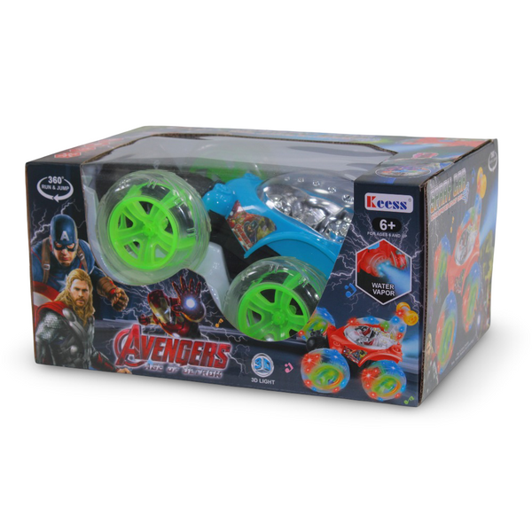 Avengers Remote Control Car with Smoke and Lights – Ourkids