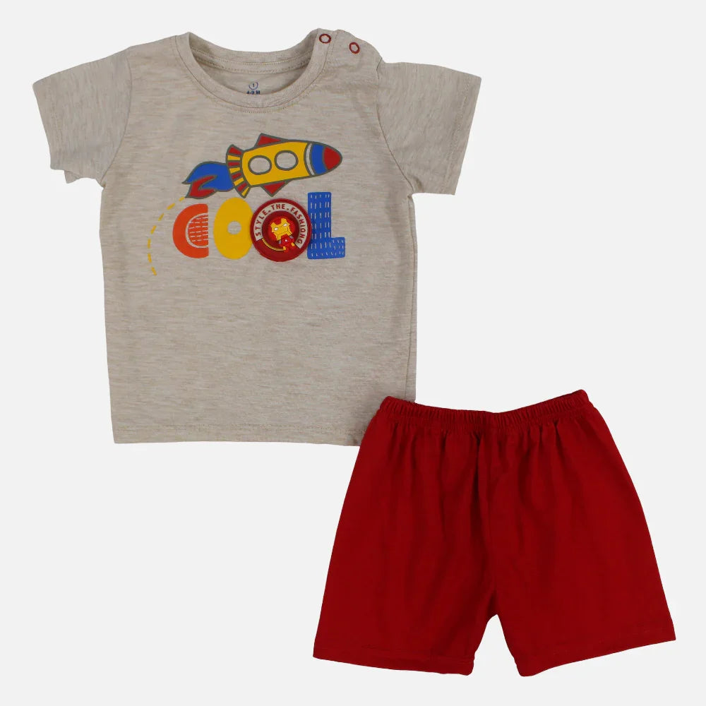 Buy Baby Boys Cotton Pajama Set - Cool Iron Man Print by JOKY from Ourkids