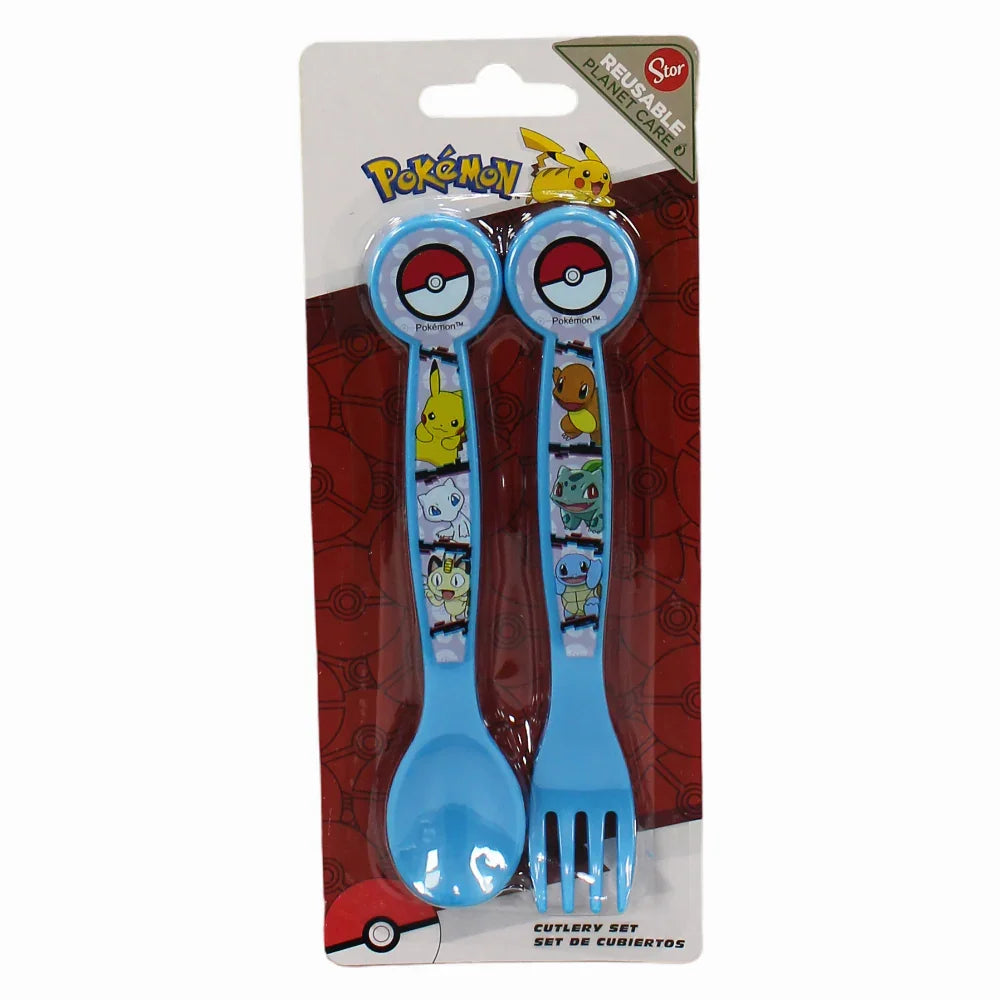 Pokemon Children's Cutlery Set - 2 Pcs – Ourkids