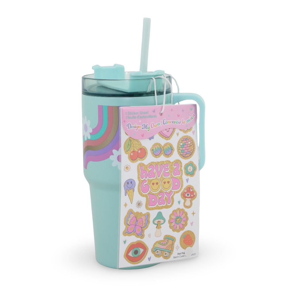 Hot Focus "Have a Good Day" On the Go Mug with Stickers – Ourkids