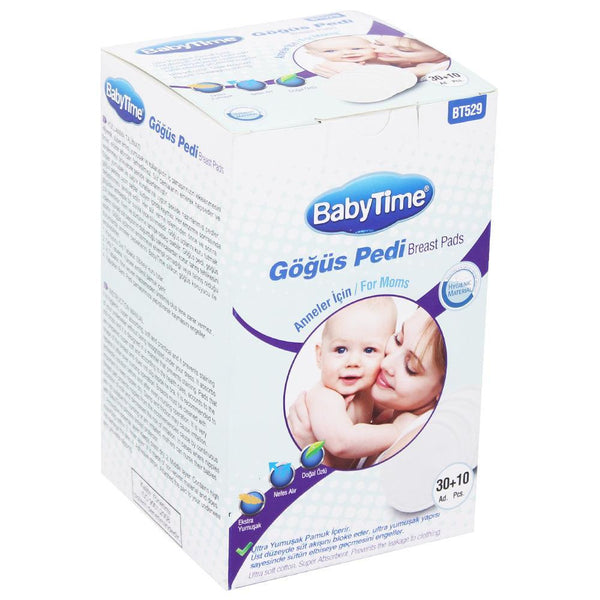 Baby Time Breast Pads - 40 Pcs – Ourkids