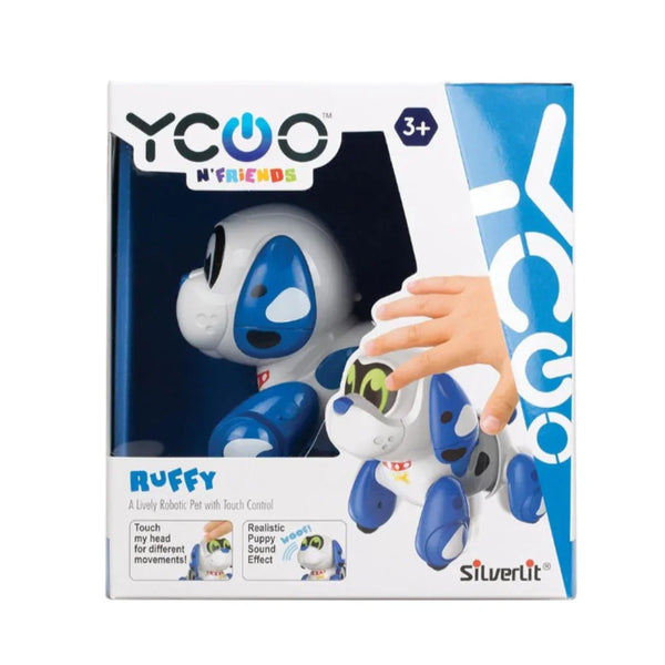 Silverlit Ruffy Robot Dog with Motion and Sound Effects – Ourkids